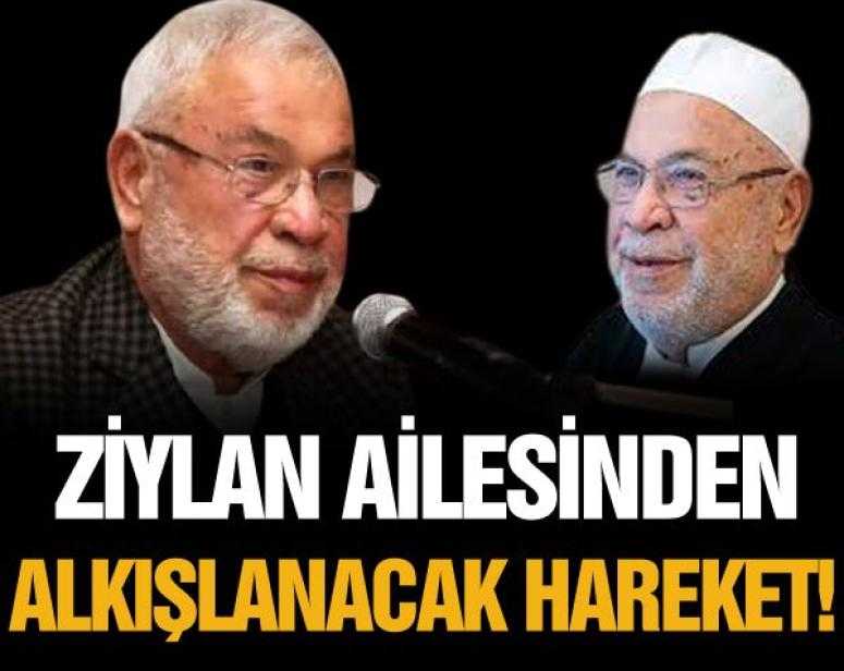 Ziylan ailesinden alkışlanacak hareket